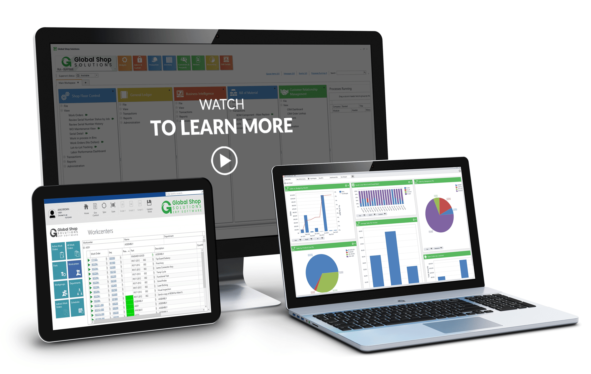 ERP Software For Manufacturing | Global Shop Solutions