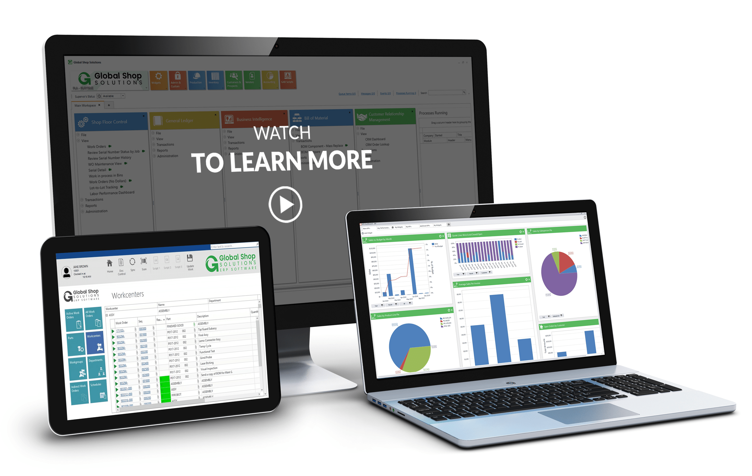 ERP Software For Manufacturing | Global Shop Solutions