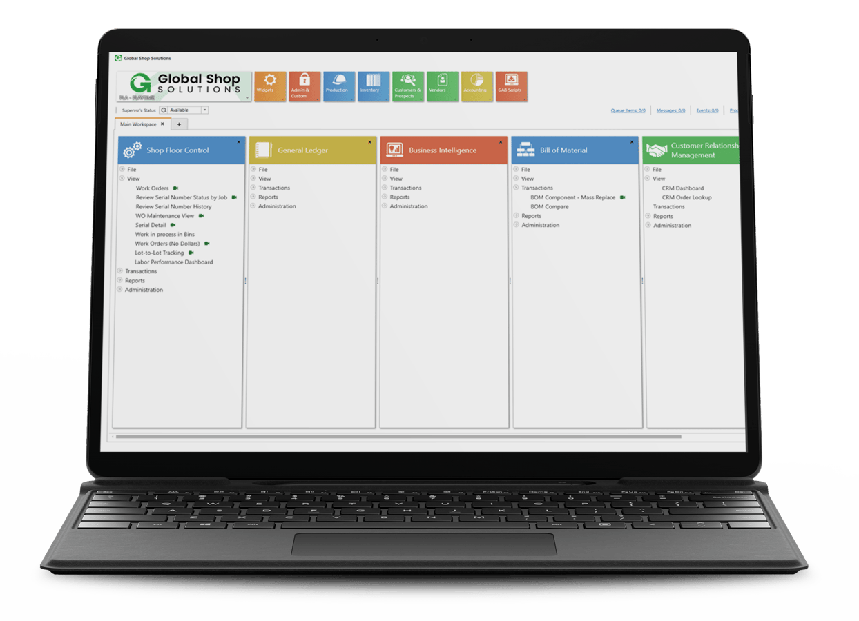 ERP Software for Manufacturers | Global Shop Solutions