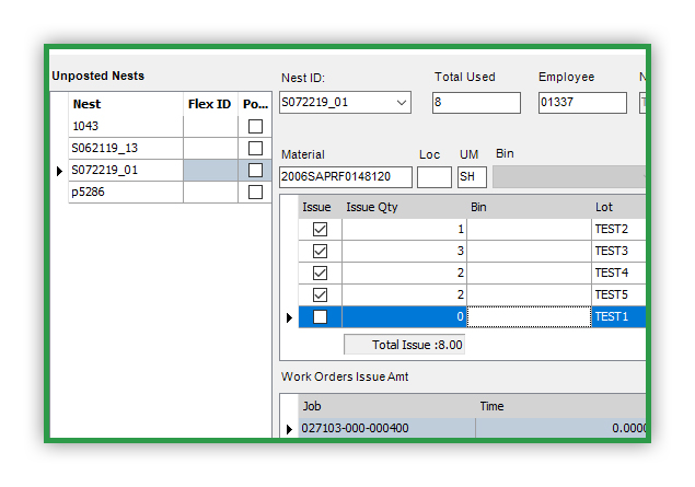 Nesting Interface Software for Manufacturing | Global Shop Solutions
