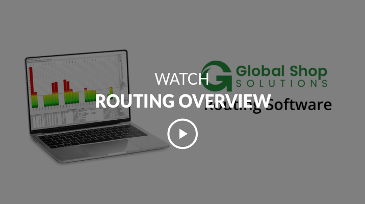 Routing Software for Manufacturing | Global Shop Solutions
