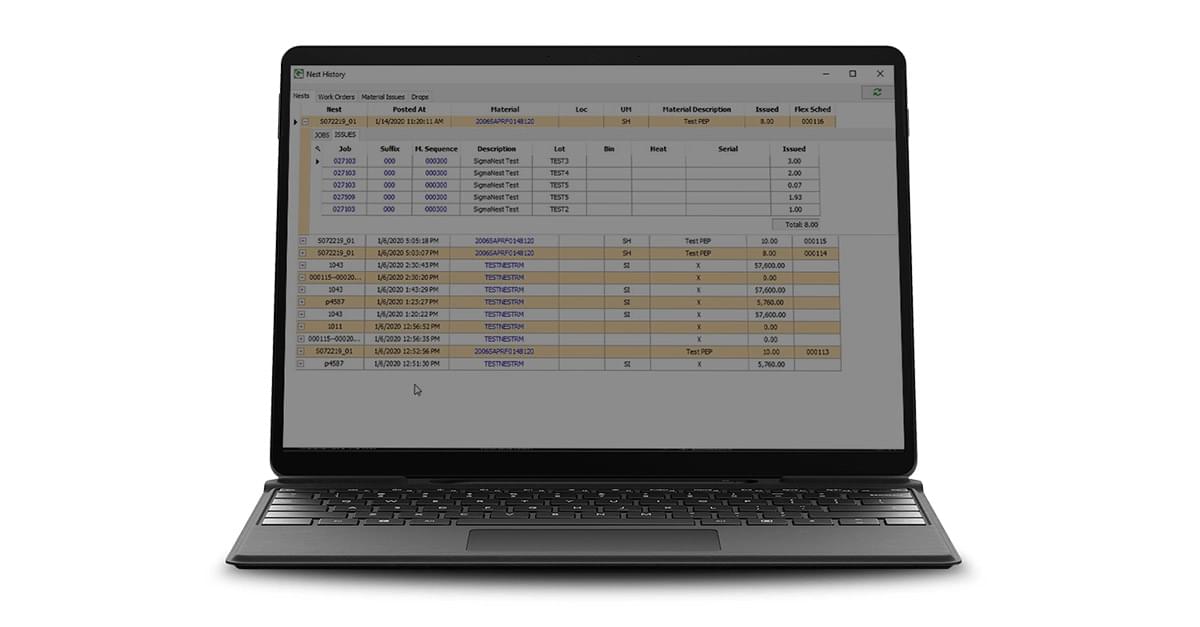 Nesting Interface Software for Manufacturing | Global Shop Solutions