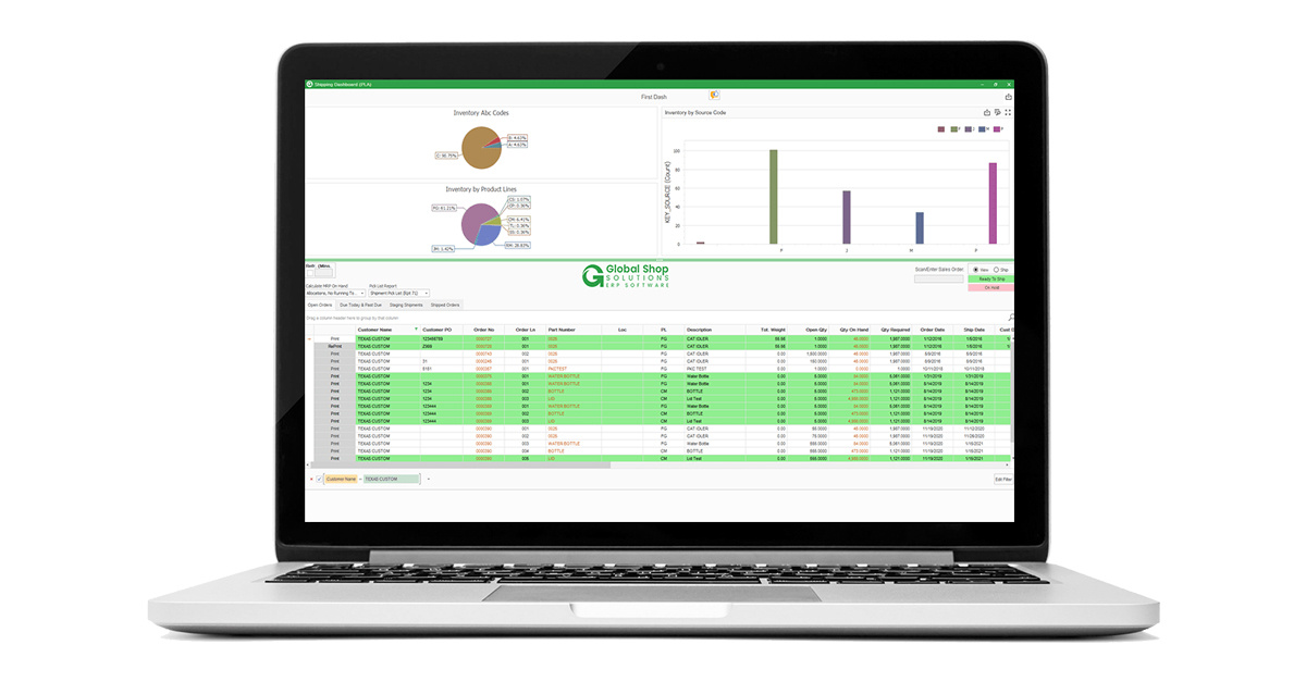 New Products, Screens and Features | Global Shop Solutions
